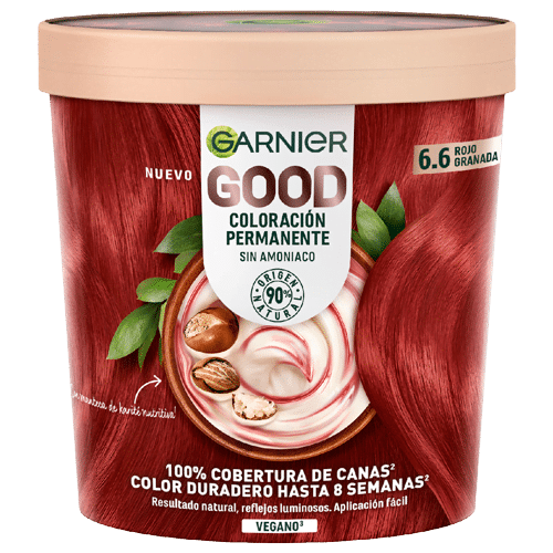 Garnier Good Tinte Permanente Sin Amoniaco Rojo Granada 6.6 | Garnier