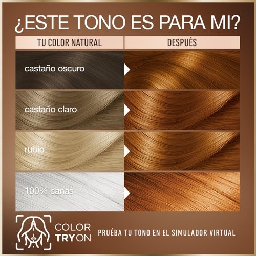 Tinte rubio cobrizo cúrcuma 7.43 Garnier Good | Garnier