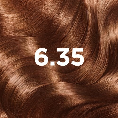 Tinte de pelo rubio caramelo 6.35 Color Sensation | Garnier