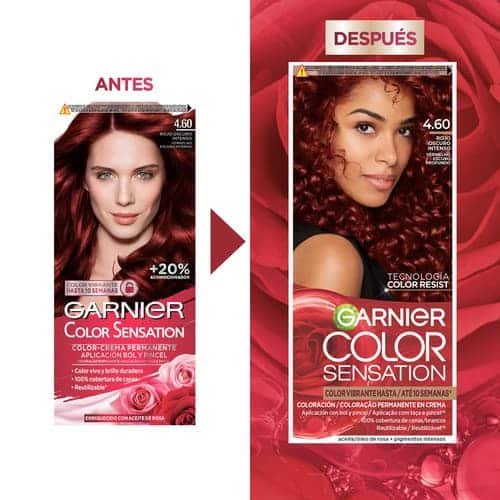Garnier Color Sensation Tinte: Tono Rojo Oscuro Intenso | Garnier