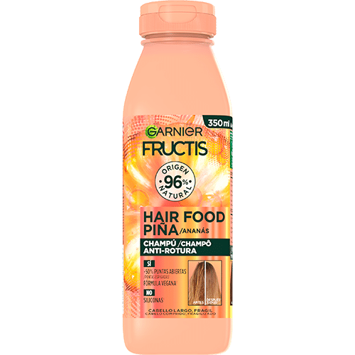 Champú Hair Food Piña Anti-Rotura con fórmula vegana natural | Garnier