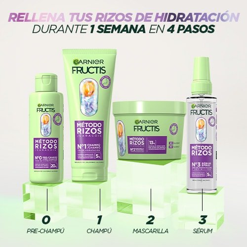 Champú Fructis Método Curly para cabello rizado | Garnier