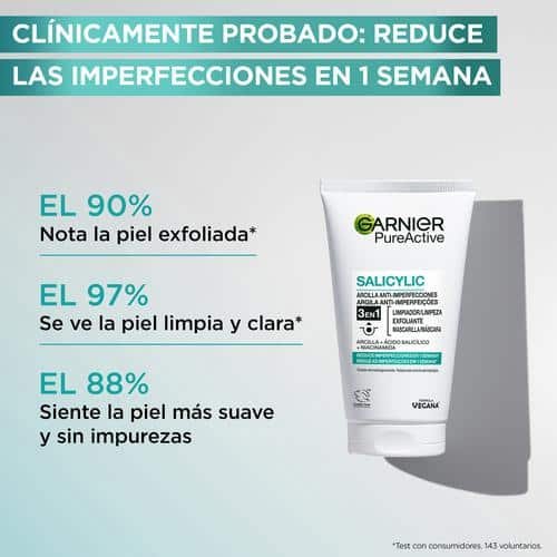 Gel Limpiador 3 en 1 con a. salicílico, eucalipto y zinc | Garnier