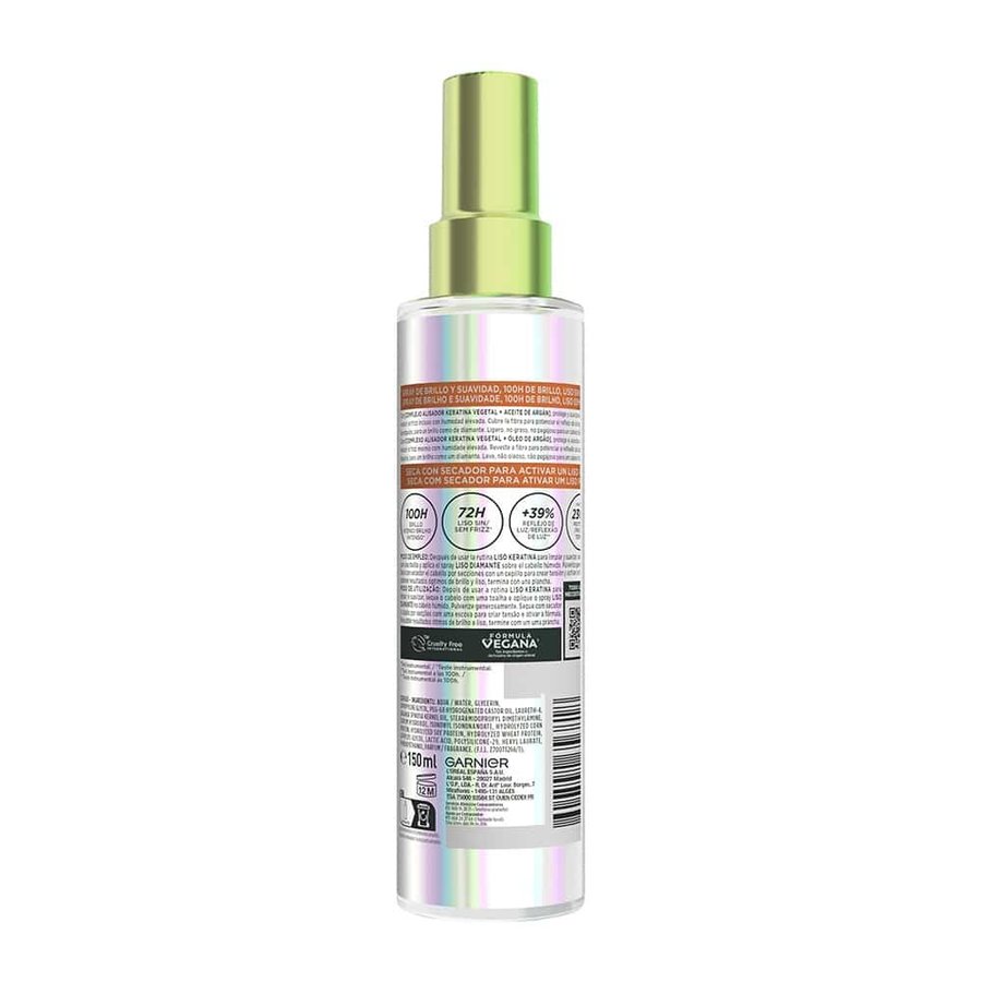 Spray Anti Frizz para un pelo liso con efecto brillo | Garnier