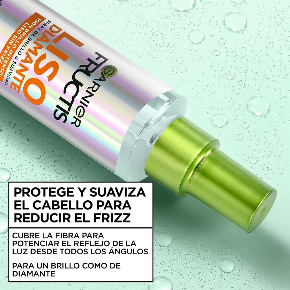 Spray Anti Frizz para un pelo liso con efecto brillo | Garnier