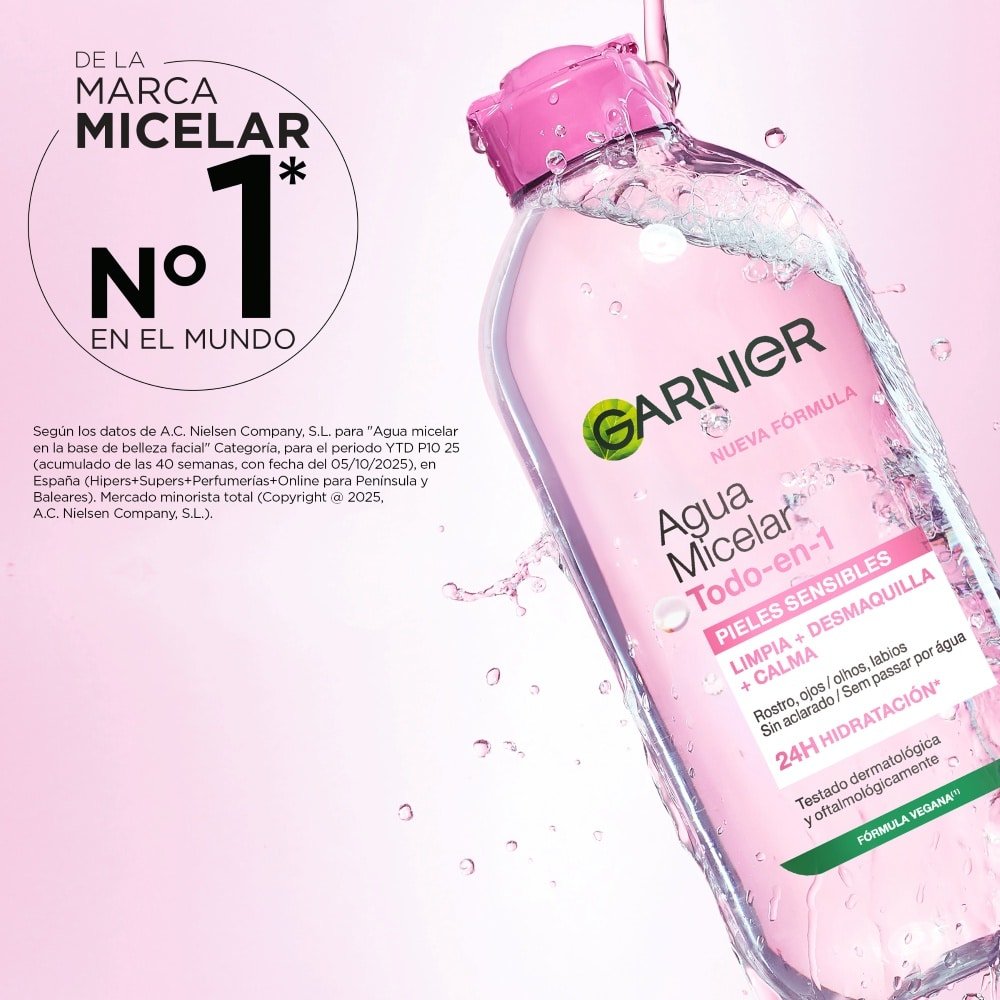 Agua Micelar Todo en Uno Para Todo Tipo de Pieles | Garnier