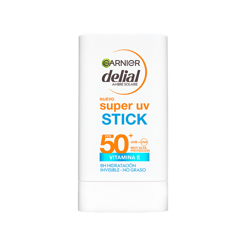 Delial Super UV Stick Invisible Solar con Vitamina E FPS50+ | Garnier