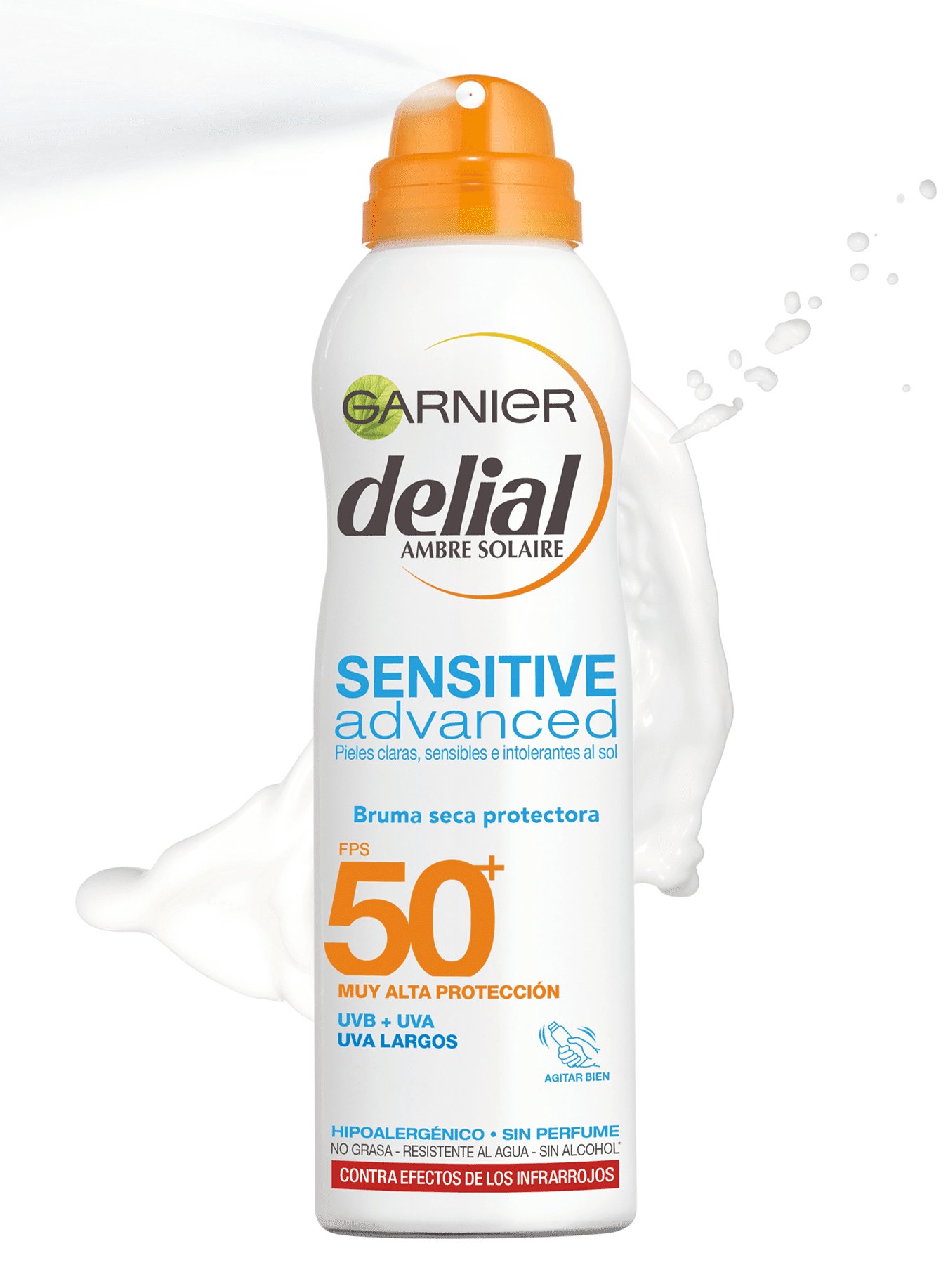 Bruma protectora solar Sensitive Advanced IP50+ Delial | Garnier